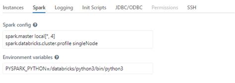 sparksession configuration at the job level is not databricks