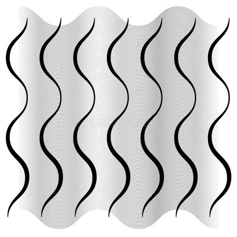 Grid Mesh Of Wavy Zig Zag Lines Criss Cross Pattern Stock Vector Illustration Of Merge