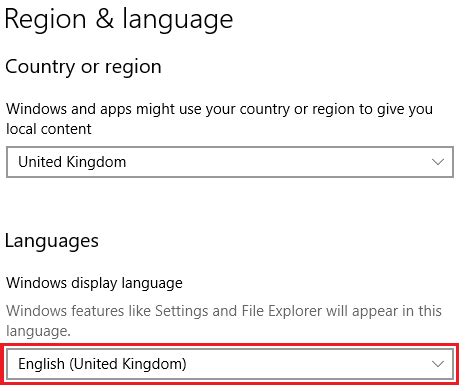 Regional Language Pack Preference For Windows Symphony Help Center