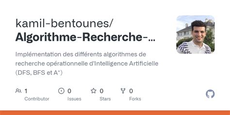 Github Kamil Bentounesalgorithme Recherche Operationnelle