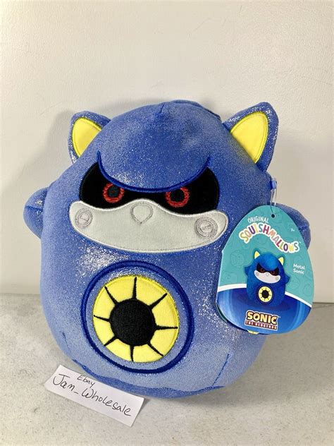 Original Squishmallow Sonic The Hedgehog Metal Sonic 8” Nwt Jazwares