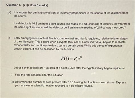 Solved Question 5 2 2 2 6 Marks A It Is Known That Chegg Com