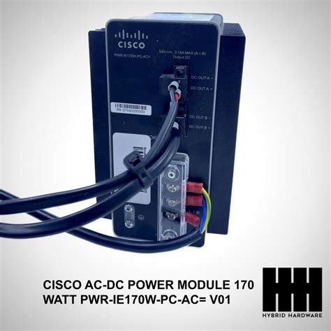 Cisco Ac Dc Power Module For Poe Solution Power Supply 170 Watt Pwr Ie170w Pc Ac V01