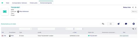 Implement The View Message Found Into Ticket In Eventagenda Tab