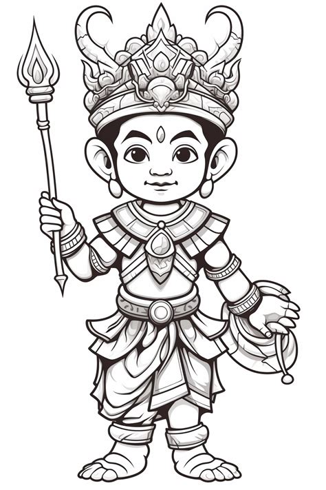 แจกฟรี ภาพระบายสีวันสุนทรภู่ 2568 ตกแต่งสีตัวละครจาก วรรณคดีดัง