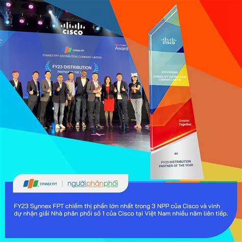 Synnex FPT là nhà phân phối số 1 năm 2023 của Cisco