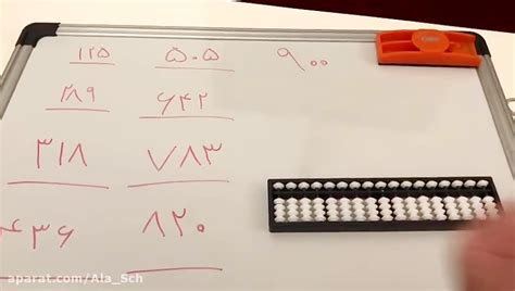 تدریس اعداد سه رقمی با چرتکه
