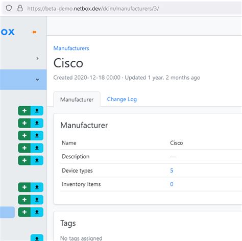 V320 Beta1 Linkify Manufacturers Modules · Issue 8804 · Netbox Communitynetbox · Github