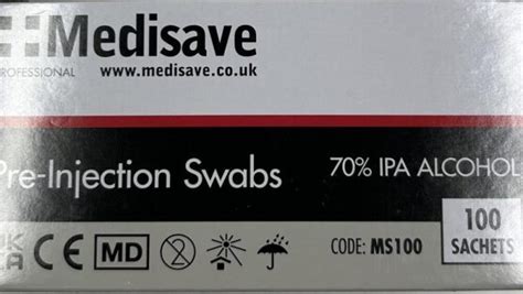 Pre Injection Swabs X100 Celestetic