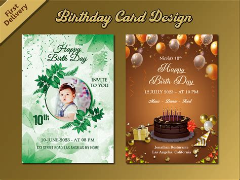 Birthday Card Templates Free 30 In Psd Vector Eps