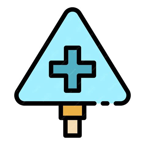 Premium Vector Road Indicator Icon Outline Road Indicator Vector Icon Color Flat Isolated