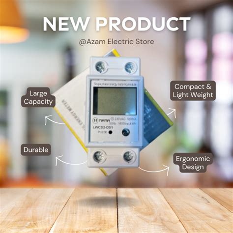 Digital Sub Meter With Reset Button Power Meter With Reset Option Single Phase Digital