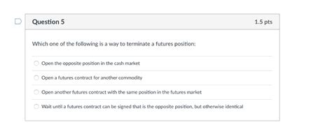 Solved Pts Question Suppose You Have Two Futures Chegg Com