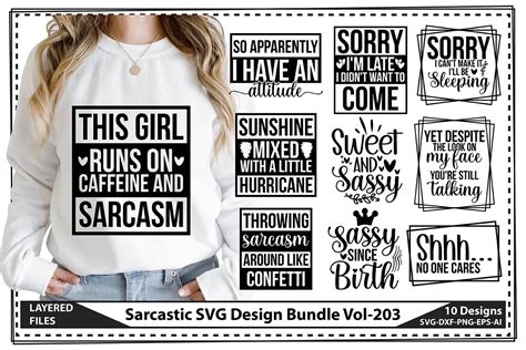 Sarcastic Svg Design Bundle Vol 203 Graphic By Craft Store · Creative