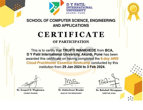 Cloudpractitioner Bootcampsuccess Awscommunity Awscertification Ec2… Trupti Wankhede