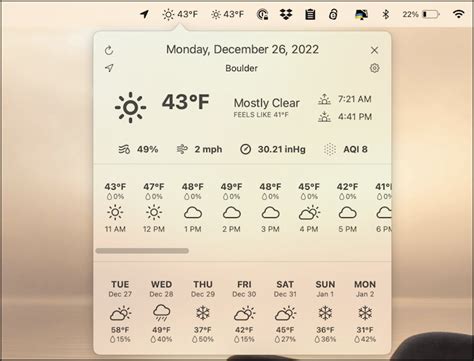 A Guide To Adding Weather Info To Your Macos Menubar