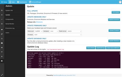 Update And Upgrade — Openenergymonitor 001 Documentation