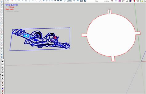 Joining Two Drawings In Sketchup Web 3d Printing Sketchup Community