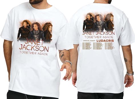 2 Sides Janet Jackson Shirt Janet Jackson Together Again To Inspire