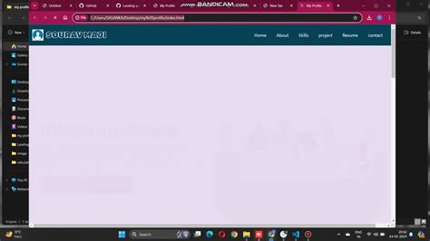 sourav maji on linkedin task 1 based on personal profile using html css…