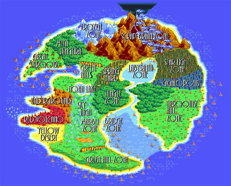 Sonic The Hedgehog Map