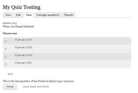 how to use quiz module in drupal douce infotech private limited