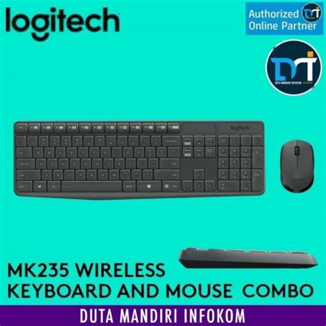 Promo Logitech Mk235 Wireless Combo Keyboard And Mouse Combo I Mk 235