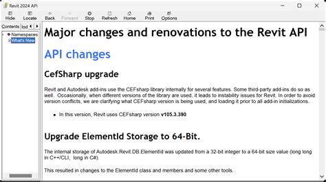 revit 2024 api help on what s new
