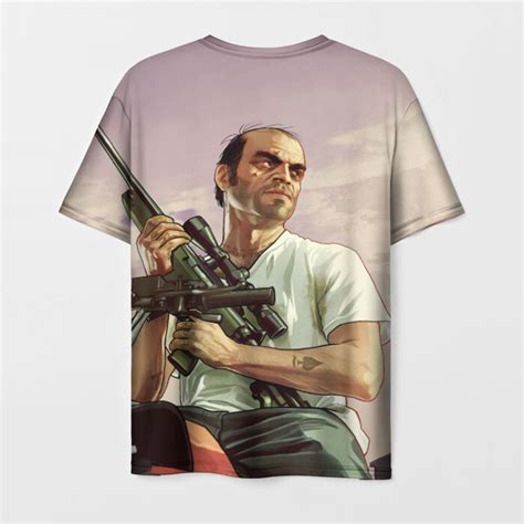 Мужская футболка 3D GTA 5 — купить со скидкой 31% на «Все Футболки.Ру ...