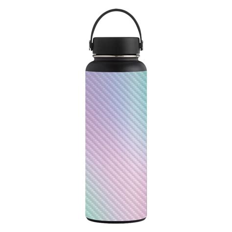 Carbon Fiber Skin Compatible With Hydro Flask 40 Oz Wide Mouth Sticker Design Design Cotton