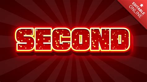 Second Text Effect Generator TextStudio