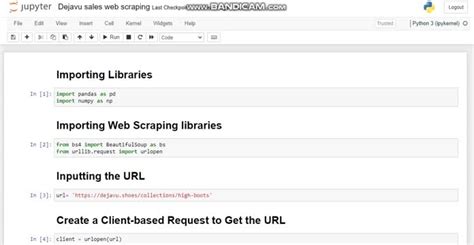 Video Web Scraping Project Dejavu Egypt Shoes Sales Aya Tarek