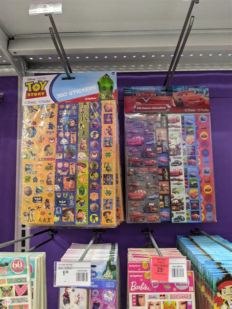 Party City 25¢ Disney Stickers Kennedy Commons Scarborough On