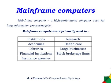 Types Of Computer Classification Of Computers On The