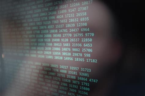 Premium Photo Double Exposure Of Man With Binary Codes