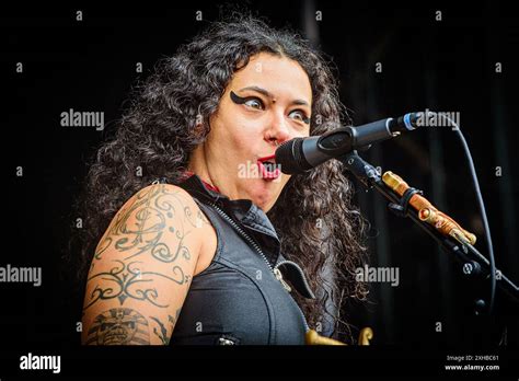 Copenhagen Denmark 22nd June 2024 The Brazilian Death Metal Band Crypta Performs A Live