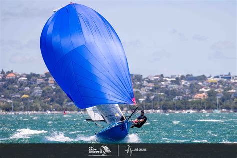 Eli Liefting And Blake Mcglashan Nzl Lead 12 Foot Skiff Interdominions