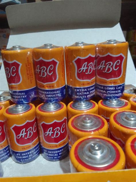 Batu Batre Abc Besar 4 Pcs Lazada Indonesia