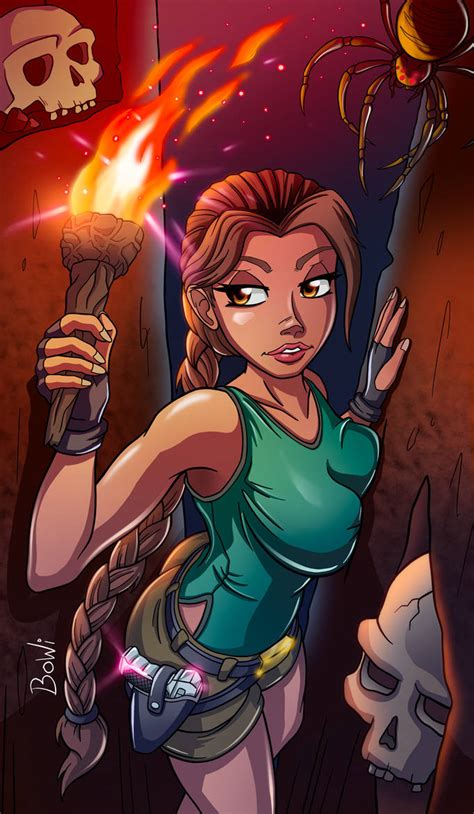 Classic Lara Croft By Bowiart On Deviantart