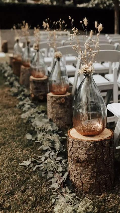 Rustic Fall Wedding Decor Ideas 2024 Aisle Decorations Wedding