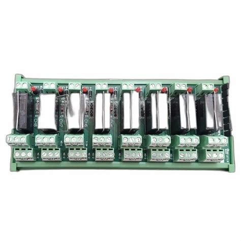 Plastic Pole Relay Output Module For Operate Ac Or Dc Loads Current Output At Rs