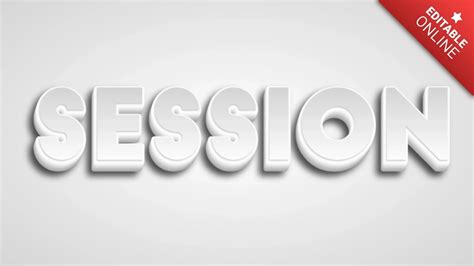 Session Text Effect Generator