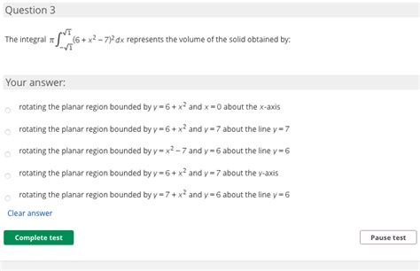 Solved The Integral Pi Integral Subscript Negative Square