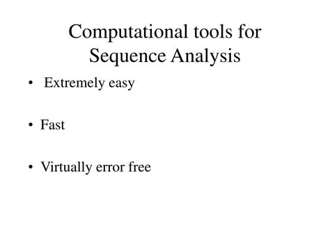 Ppt Sequence Analysis Powerpoint Presentation Free Download Id4155389