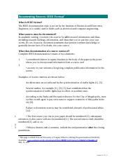 Ew6 Documenting Sources The Ieee Format 2 1 Doc Documenting Sources IEEE Format1 What Is