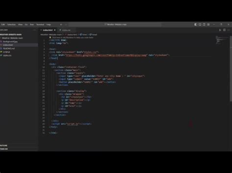Aditya Thakare On Linkedin Internship Webdevelopment Weatherwebsite