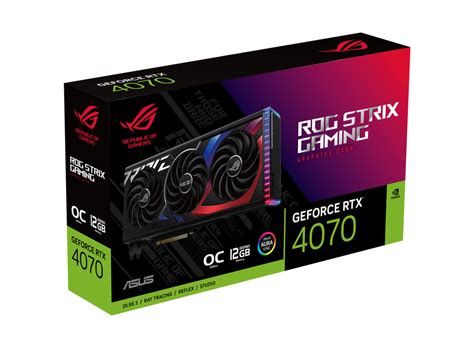 Rog Strix Geforce Rtx™ 4070 12gb Gddr6x Oc Edition Kartu Grafis Rog