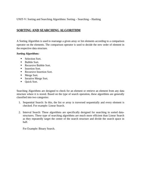 Da Unit Iv Pdf Algorithms And Data Structures Algorithms