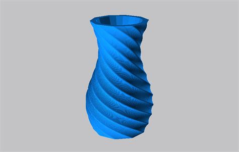 螺旋花瓶 By 双塔奇兵 3d打印模型文件3d模型库 免费 平价 魔猴网