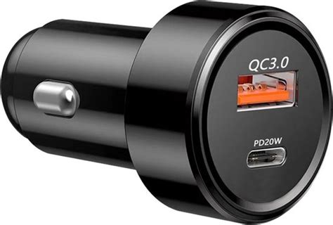 MGCO Autolader USB A USB C Auto Oplader USB USB C Autolader 2